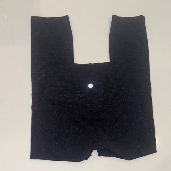 lululemon athletica | Pants & Jumpsuits | Lululemon Black Pattern Align ...